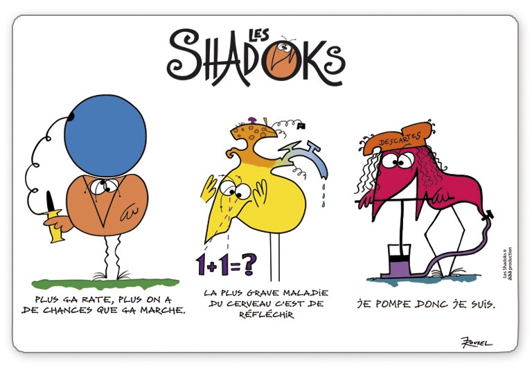 Set de table Shadoks 3 devises 30 x 45 5177090000