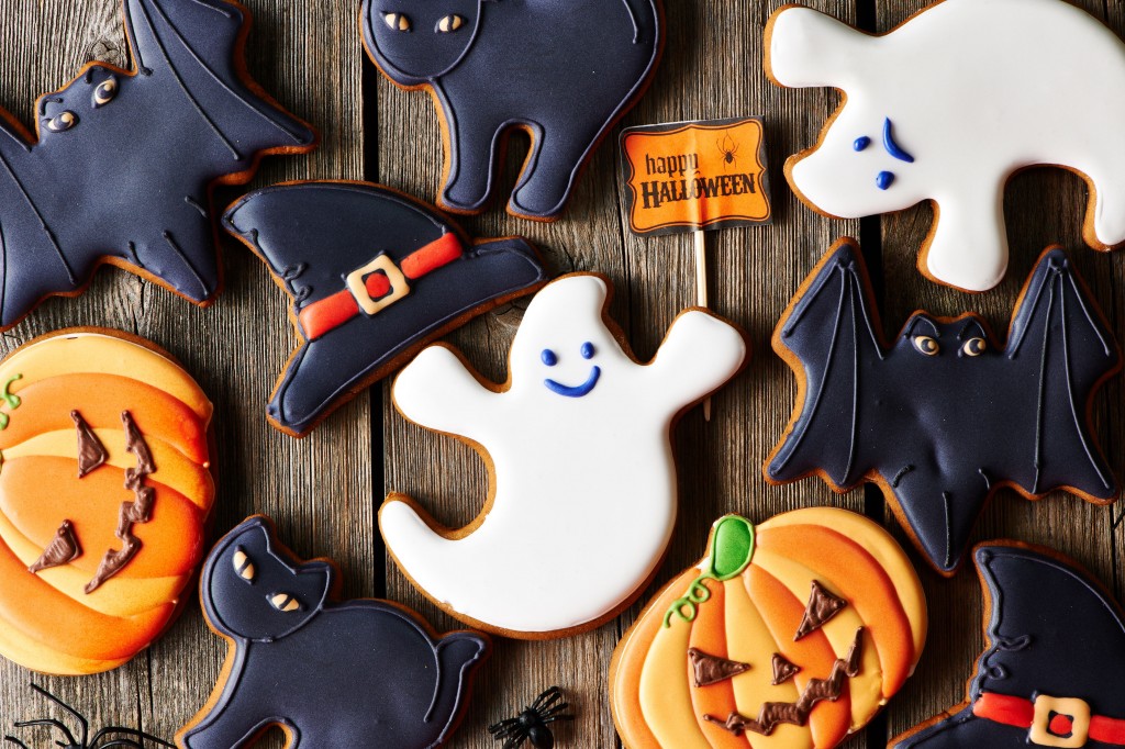 Petits sablés décorés pour Halloween. Le Mag-Visiondeco